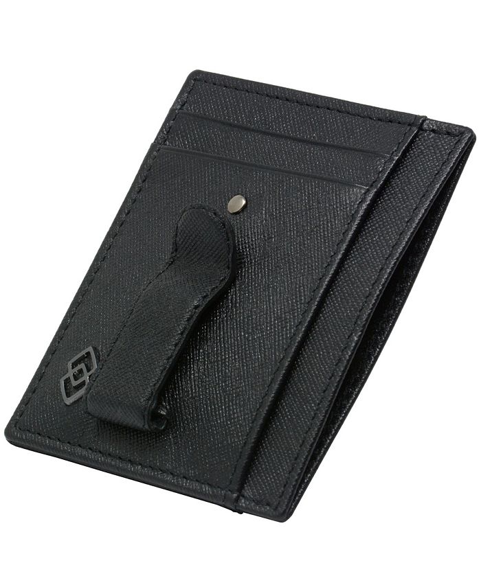 Alpine Swiss Double Diamond Mens RFID Money Clip Minimalist Front ...