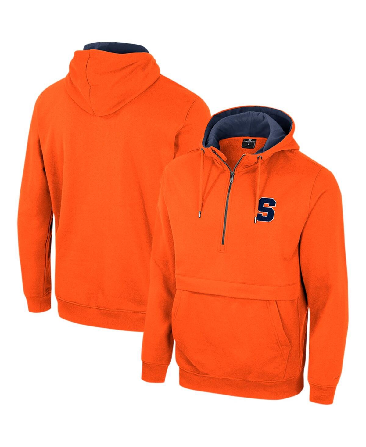 Click here for Colosseum Mens Syracuse Half-Zip Hoodie - Orange prices