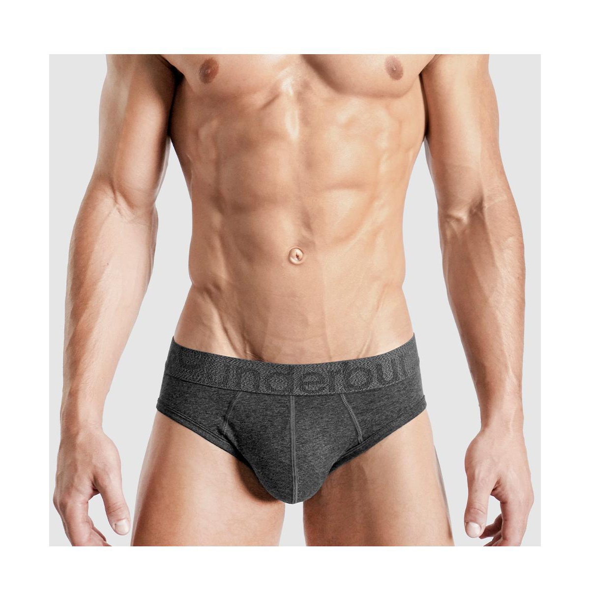 Click here for Basic Padded Brief - Heather charcoal prices