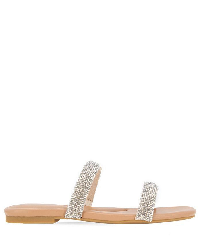 BCBGeneration Women's Glannis Rhinestone Embellished Sandal - Macy's