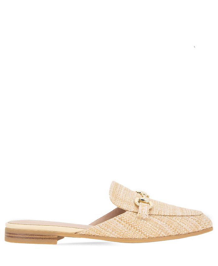 BCBGeneration Women's Zorie Tailored Slip-On Loafer Mules - Macy's
