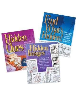 Hidden Clues Images and Words Activity Books - Set of 3 - Macy's