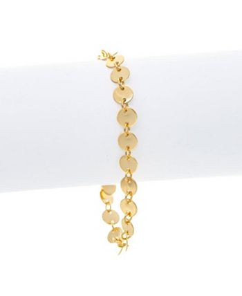 Rivka Friedman Polished Mini Disc Bracelet - Macy's