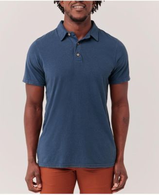 Seaside Linen Blend Polo Shirt Made With Organic Cotton - Macy's