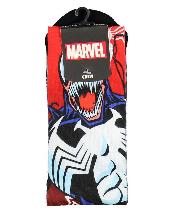 Marvel Venom Unisex Adult Character Sublimated 360 Crew Socks - Macy's