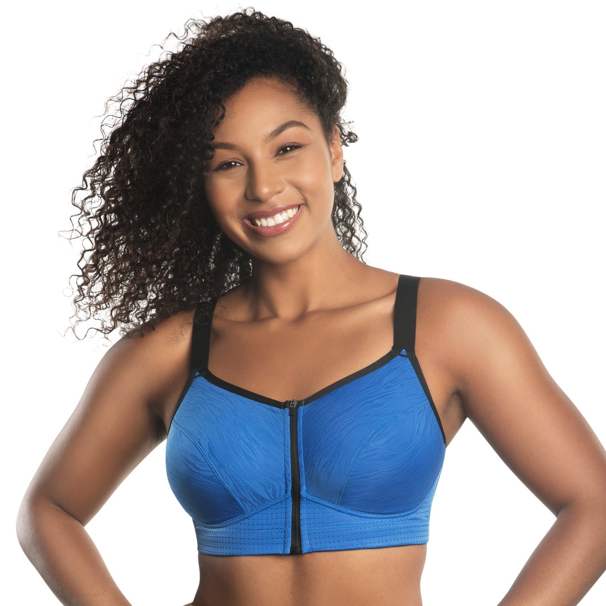 Click here for Parfait Plus Size Wave Wire-free Zip Front Sports... prices