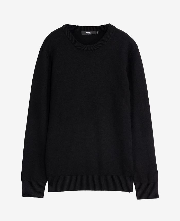 XRAY Boy's Basic Crew Neck Sweater - Macy's
