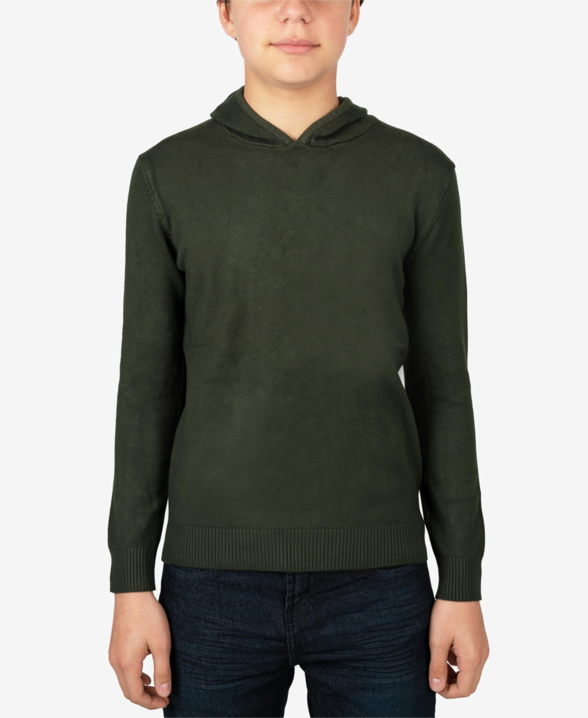 Click here for X Ray Boys Basic Hoodie Sweater - Olive prices