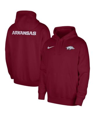 Men's Nike Cardinal Arkansas Razorbacks Club Pullover Hoodie - Macy's