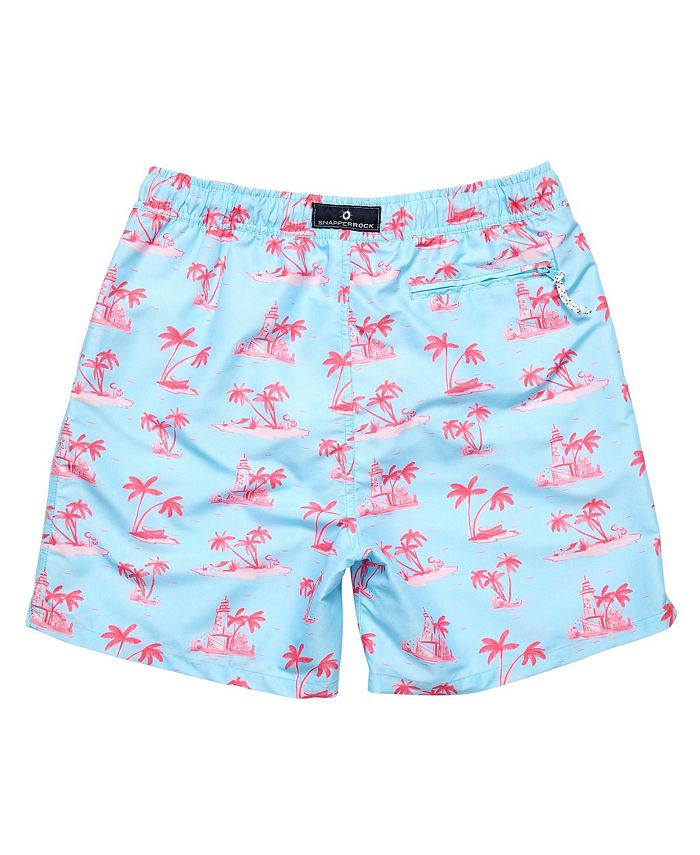 Snapper Rock Men's Lighthouse Island Sustainable Swim Short - Macy's