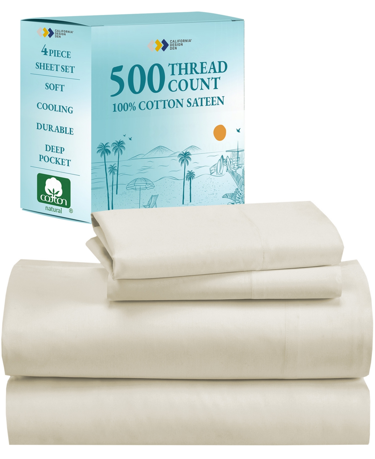 Click here for 100 Extra Long Staple  500 Thread Count Sateen Wea... prices