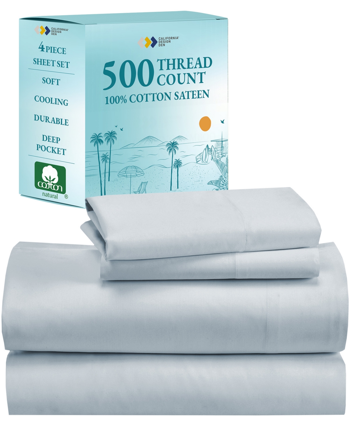 Click here for 100 Extra Long Staple  500 Thread Count Sateen Wea... prices