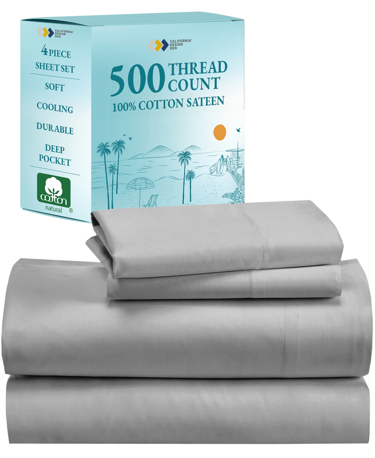 Click here for 100 Extra Long Staple  500 Thread Count Sateen Wea... prices
