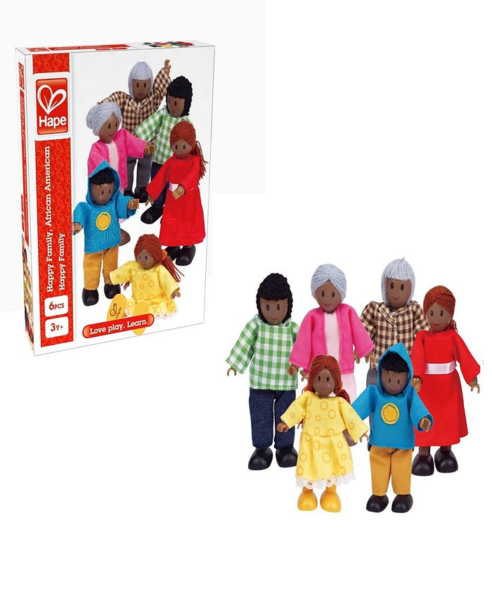Hape Happy Family African American Dollhouse Set - Macy's