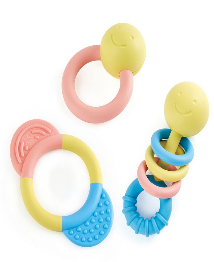 Hape Rattle Teether Collection Teething Set - Macy's