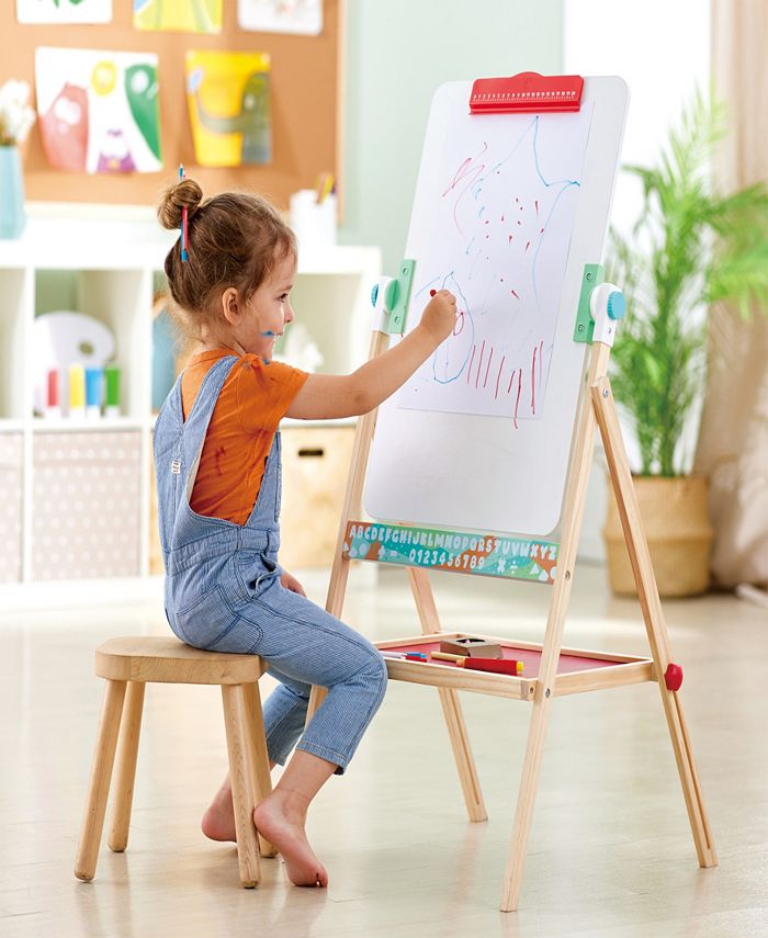 Hape Standing Flip Flat Double-Sided Easel - Macy's