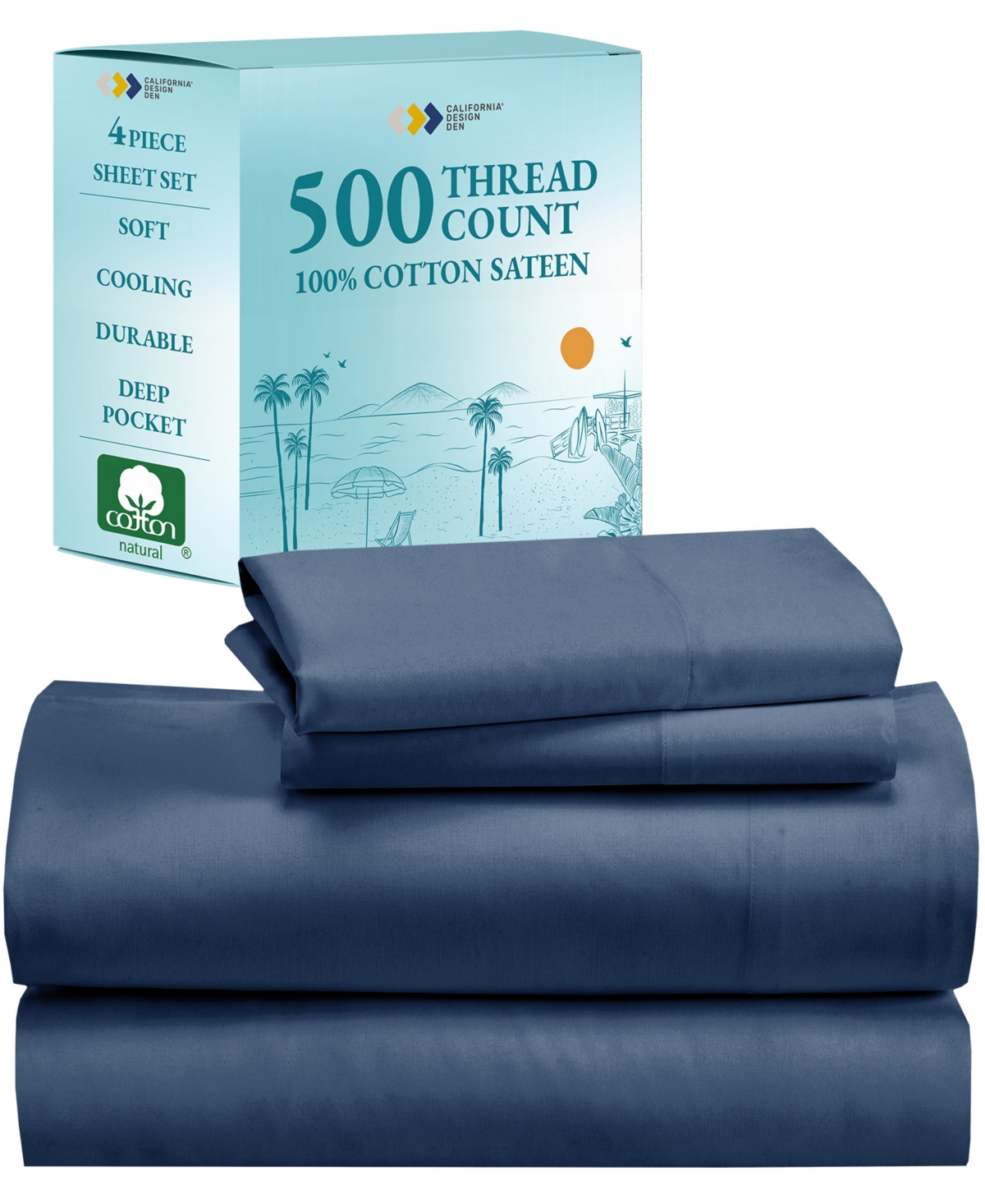 Click here for 100 Extra Long Staple  500 Thread Count Sateen Wea... prices