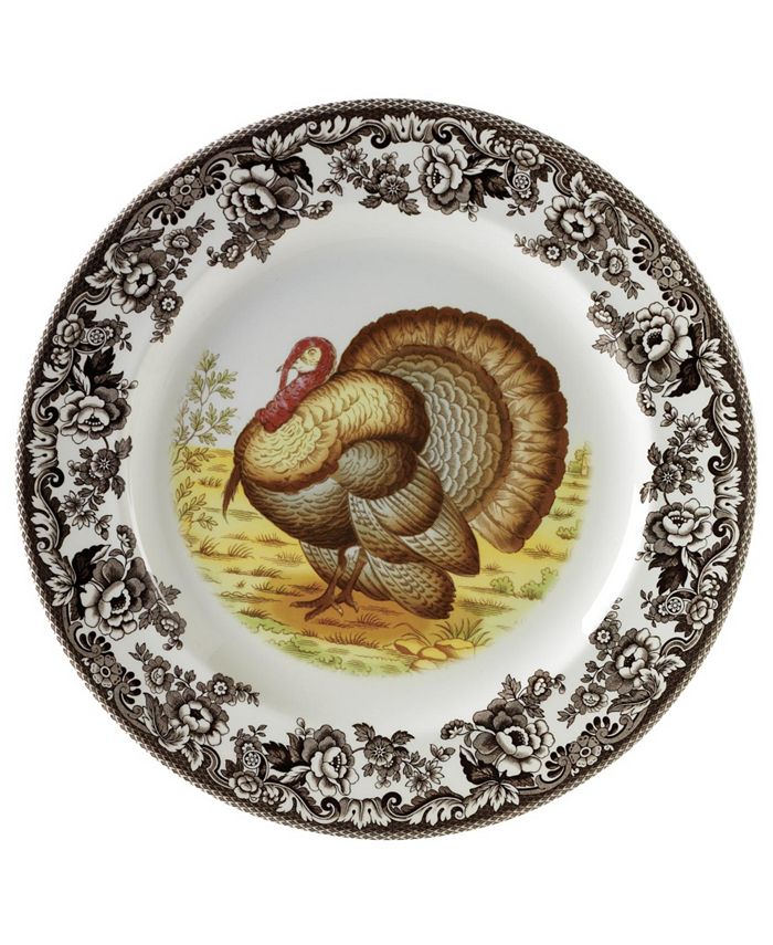 Spode Woodland Turkey Salad Plate - Macy's