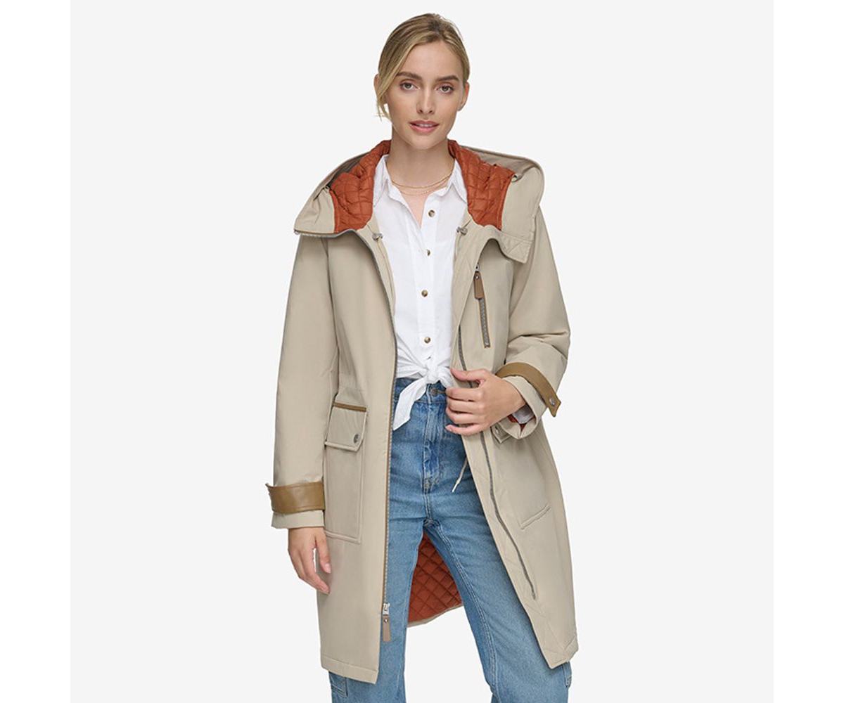 Click here for Womens Gemas Lightweight Parka Coat With Matte She... prices