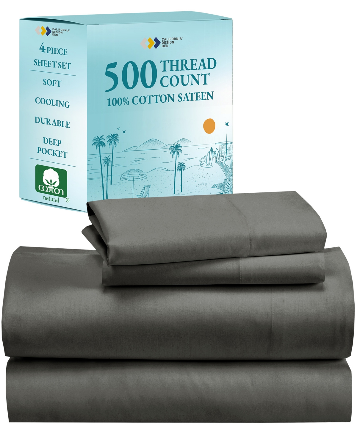 Click here for 100 Extra Long Staple  500 Thread Count Sateen Wea... prices
