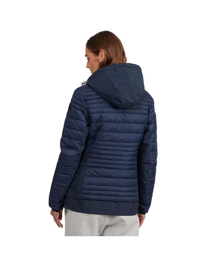 Pajar Women's Makani Ladies Channel Quilted Light Weight Mixed Media Jacket - Macy's