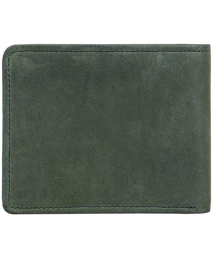 Hidesign Casual Bifold Men's Genuine Leather Bifold Wallet with RFID ...