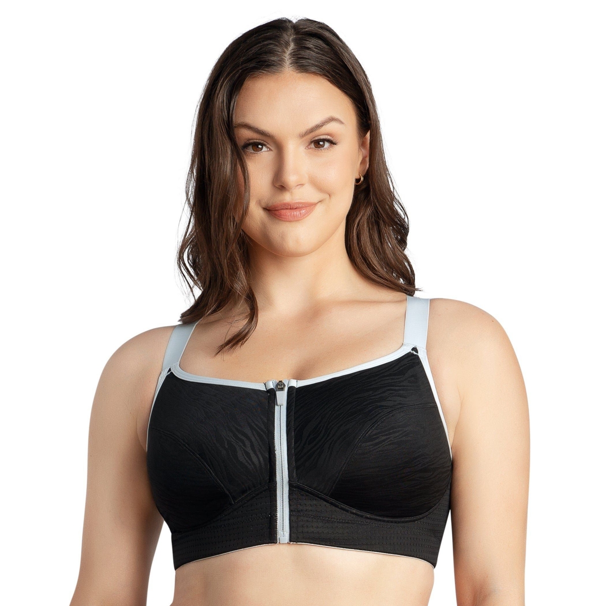 Click here for Parfait Plus Size Wave Wire-free Zip Front Sports... prices