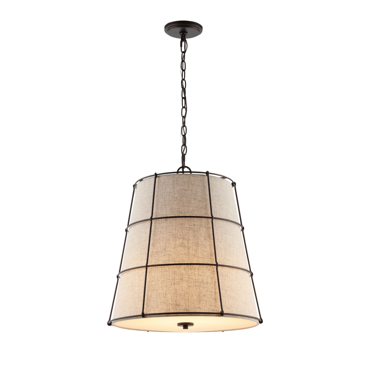 Click here for Silas Rustic Farmhouse Led Flush Mount - Light bro... prices