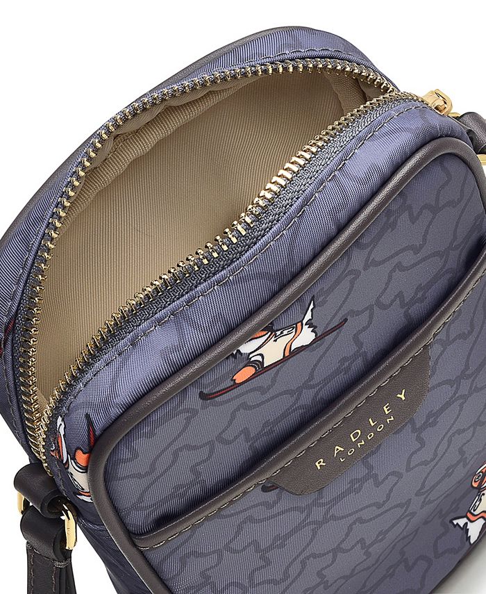 Radley London Heirloom Ski Dog Polyester Mini Phone Crossbody - Macy's