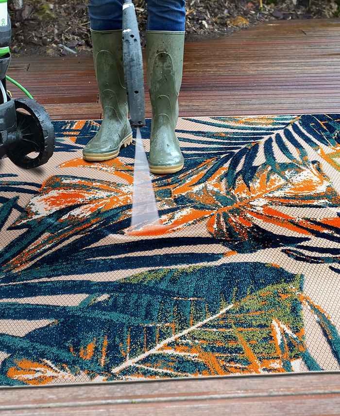 Main Street Rugs Open Doors Outdoor 8012 3'3" x 5' Area Rug - Macy's
