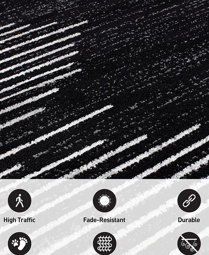 Main Street Rugs County 385 2' x 7' Runner Area Rug - Macy's