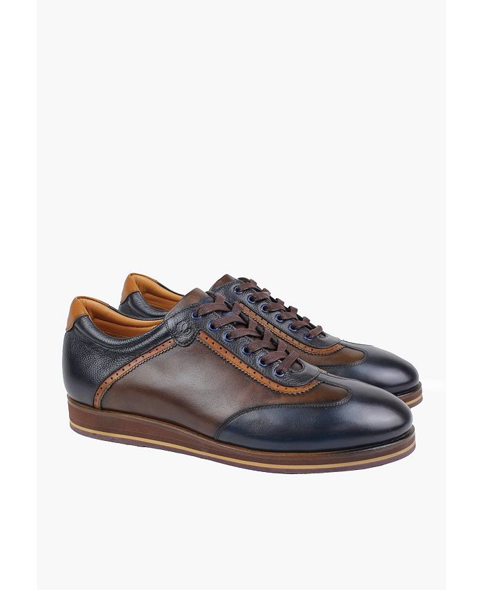 Sepol Princeton Men's Leather Sneaker - Macy's