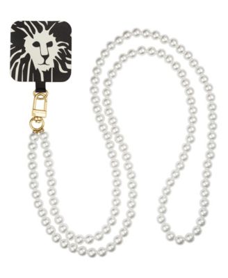Women's Imitation Pearl Crossbody iPhone Chain