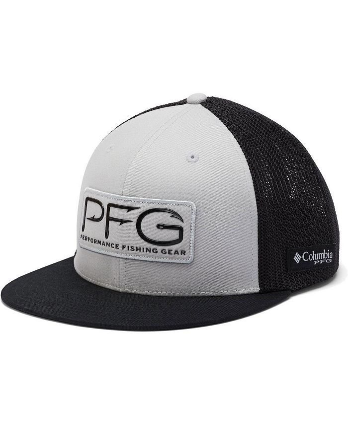 Columbia Men's PFG Gray Mesh Flex Hat - Macy's