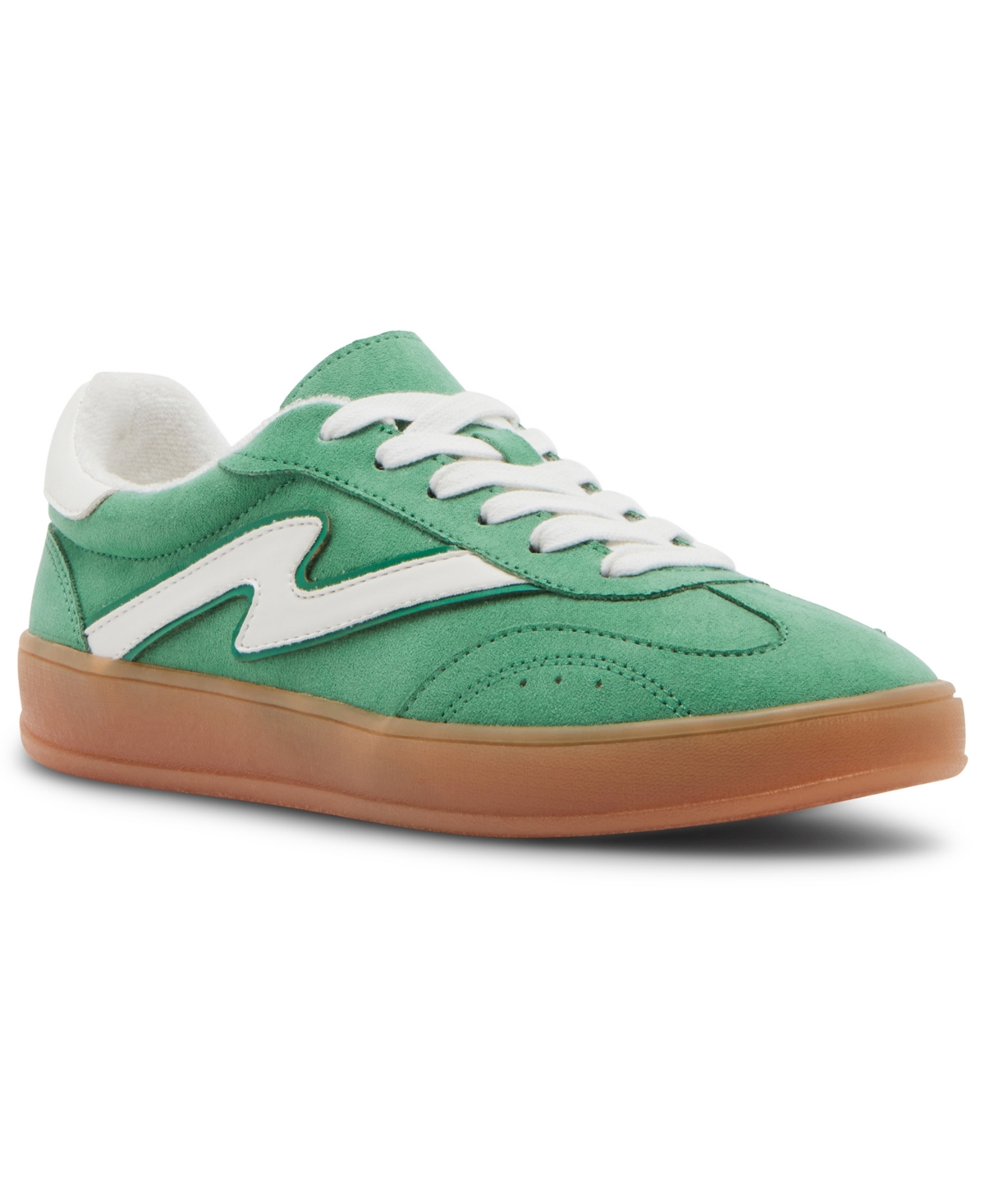 Click here for Madden Girl Giia Lace-Up Low-Top Sneakers - Green... prices