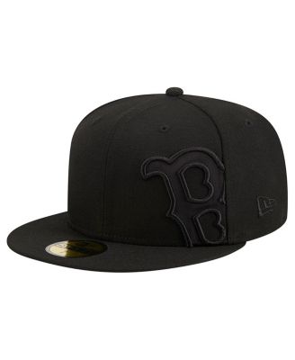 Men's New Era Black Boston Red Sox Satin Peek 59FIFTY Fitted Hat - Macy's