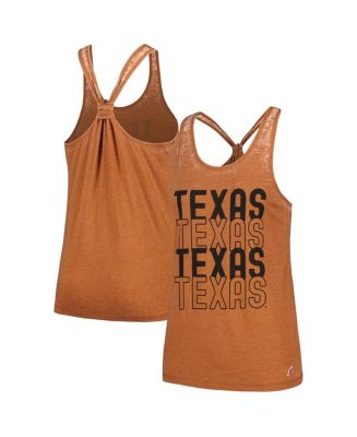 Women's League Collegiate Wear Texas Orange Texas Longhorns Stacked ...