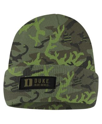 Men's Nike Camo Duke Blue Devils Military-Inspired Pack Cuffed Knit Hat ...