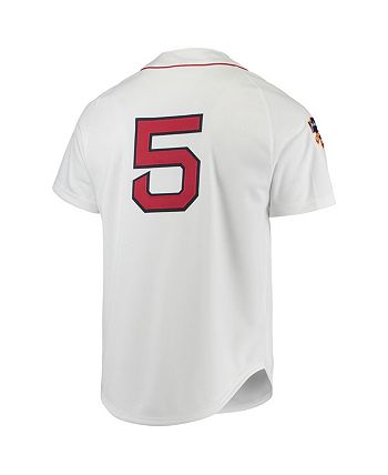 Mitchell & Ness Men's Nomar Garciaparra White Boston Red Sox 1997 Cooperstown Collection ...