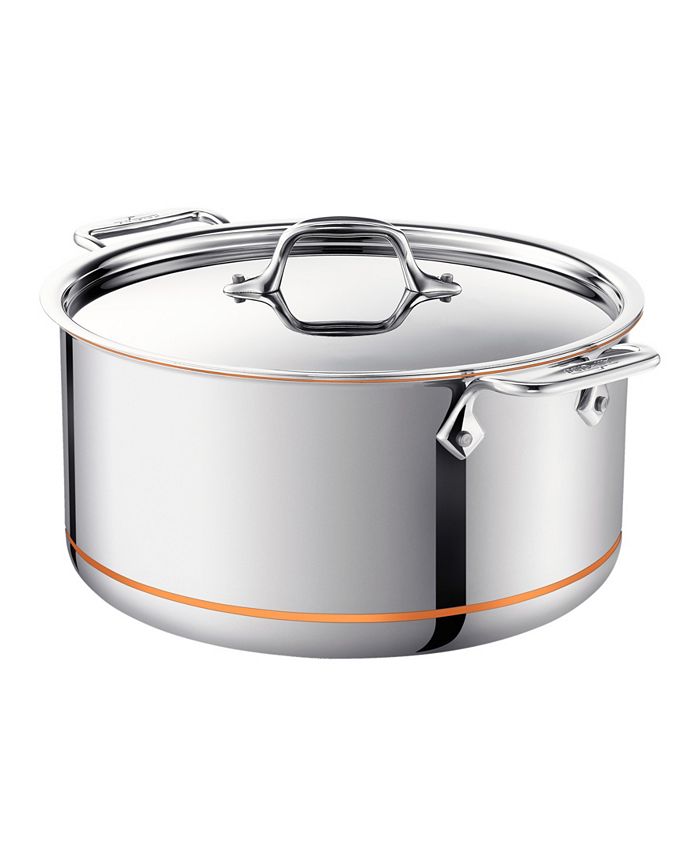 All-Clad Copper Core Cookware Set, 7 Piece - Macy's