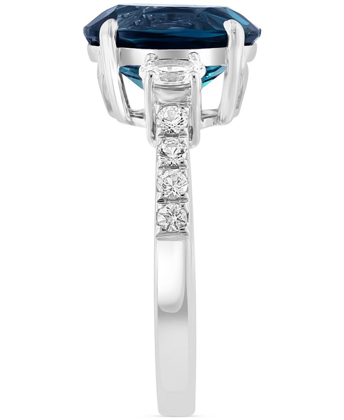 EFFY Collection EFFY® London Blue Topaz (4-1/10 ct. t.w.) & White ...
