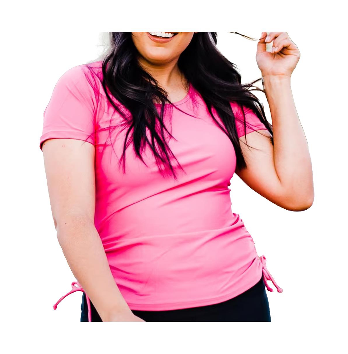 Click here for Calypsa Plus Size Adele Swim Top - Pink prices