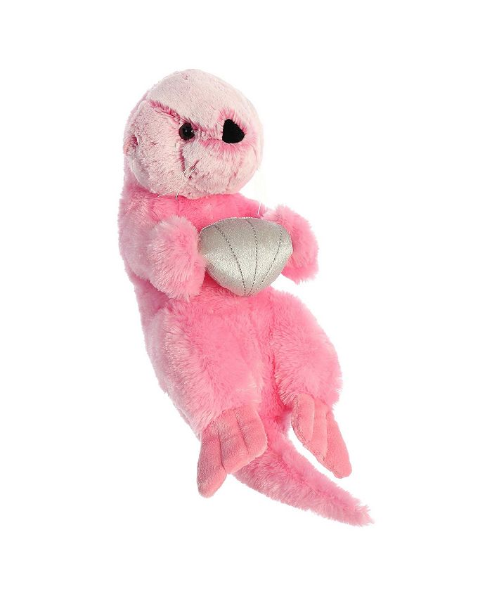 Aurora Large Sea Otter Destination Nation Adventurous Plush Toy Pink 13 ...