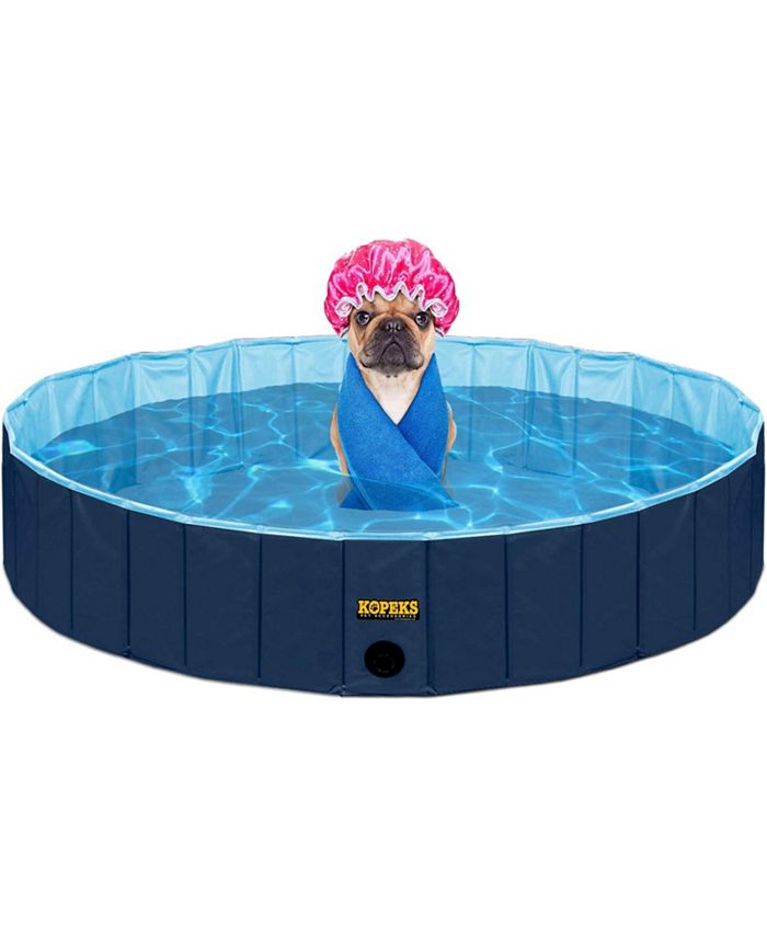 KOPEKS Blue Outdoor Round Pet Pool Large - Macy's