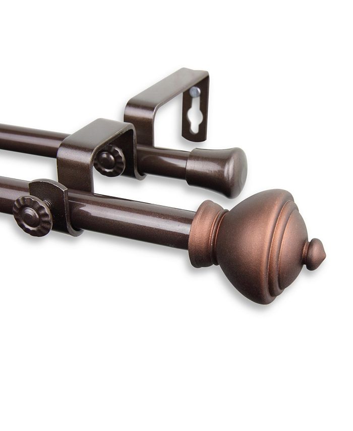 Rod Desyne Savannah 5/8 Double" Curtain Rod 84-120" - Macy's
