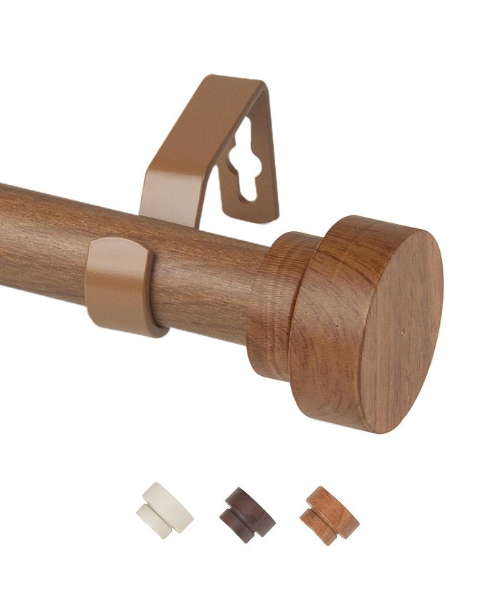 Rod Desyne Bonnet 1" Faux Wood Curtain Rod 28-48" - Macy's