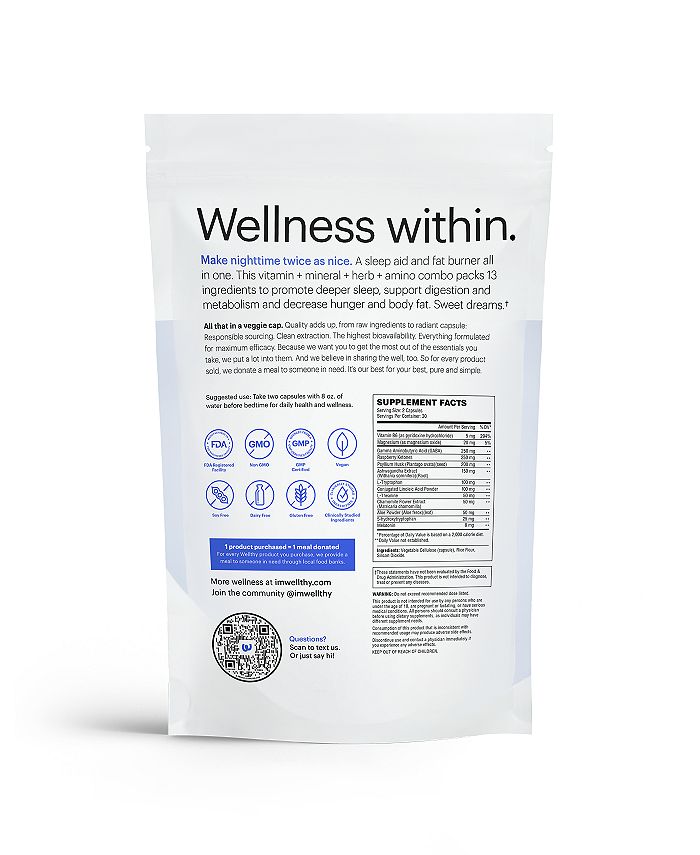 Wellthy Sleep Herbal Supplement by Capsules - 60 Count - Macy's