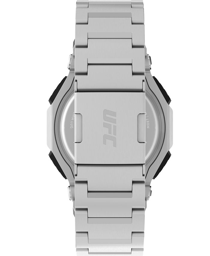 Timex UFC Men's Colossus Analog-Digital Silver-Tone Stainless Steel ...