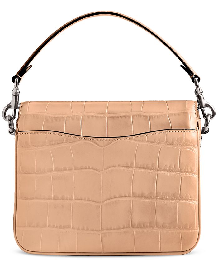 COACH Embossed Croc Leather Cassie Crossbody 19 - Macy's