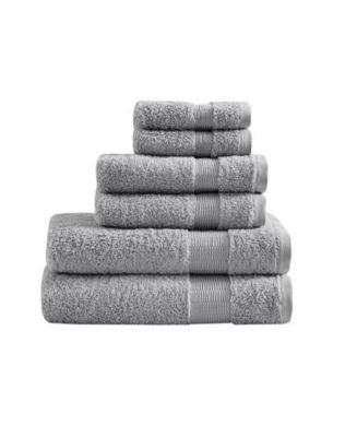 Home Outfitters 100% Egyptian Cotton 6pc Bath Towel Set , Absorbent ...